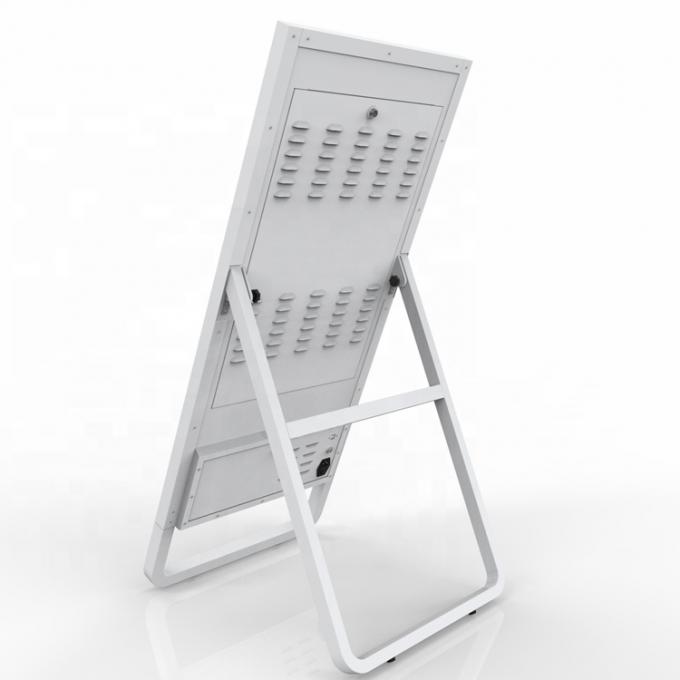 TFT LCD Interactive Queue Management Kiosk With Casters