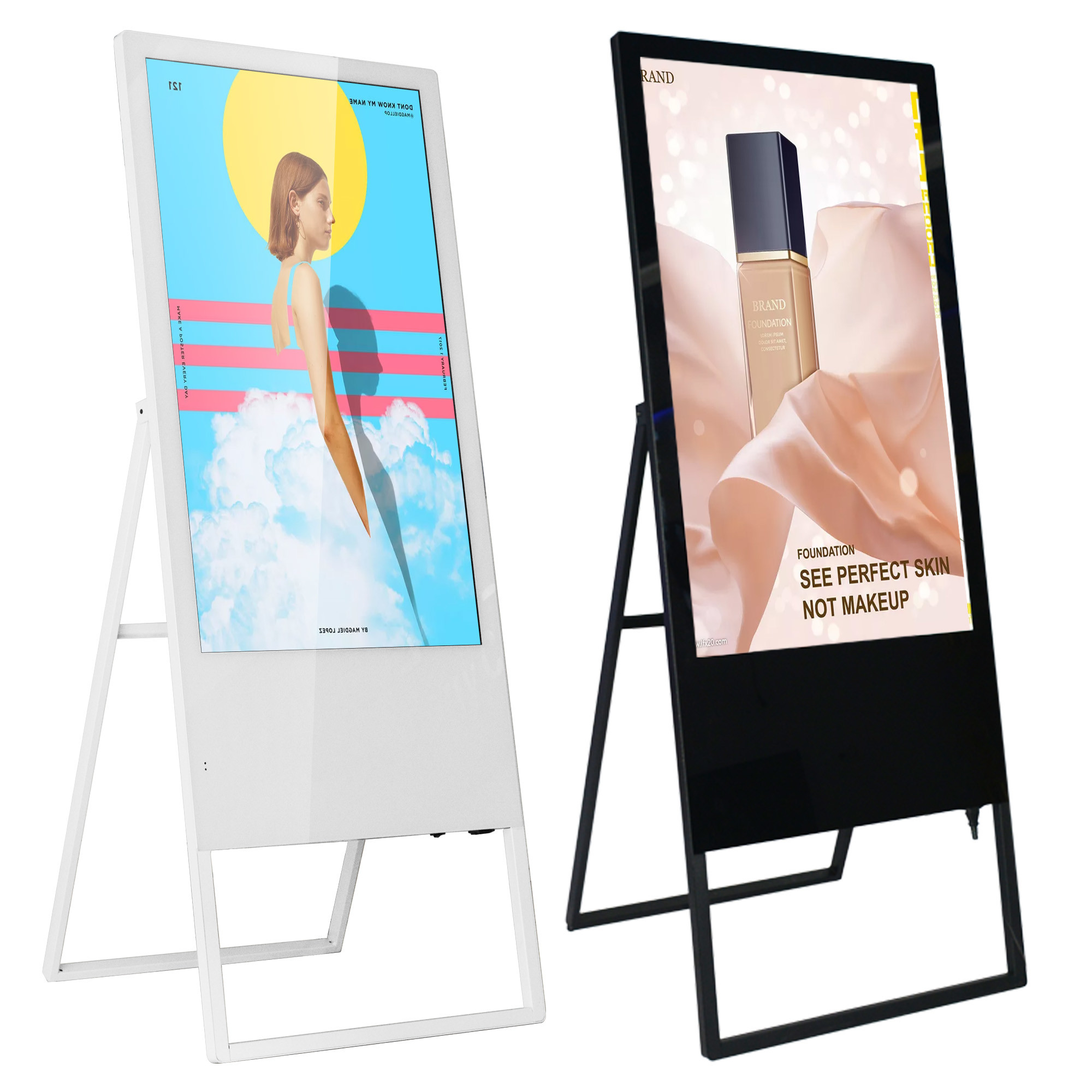 Digital Signage Floor Stand LCD Display with 2x5W Speaker